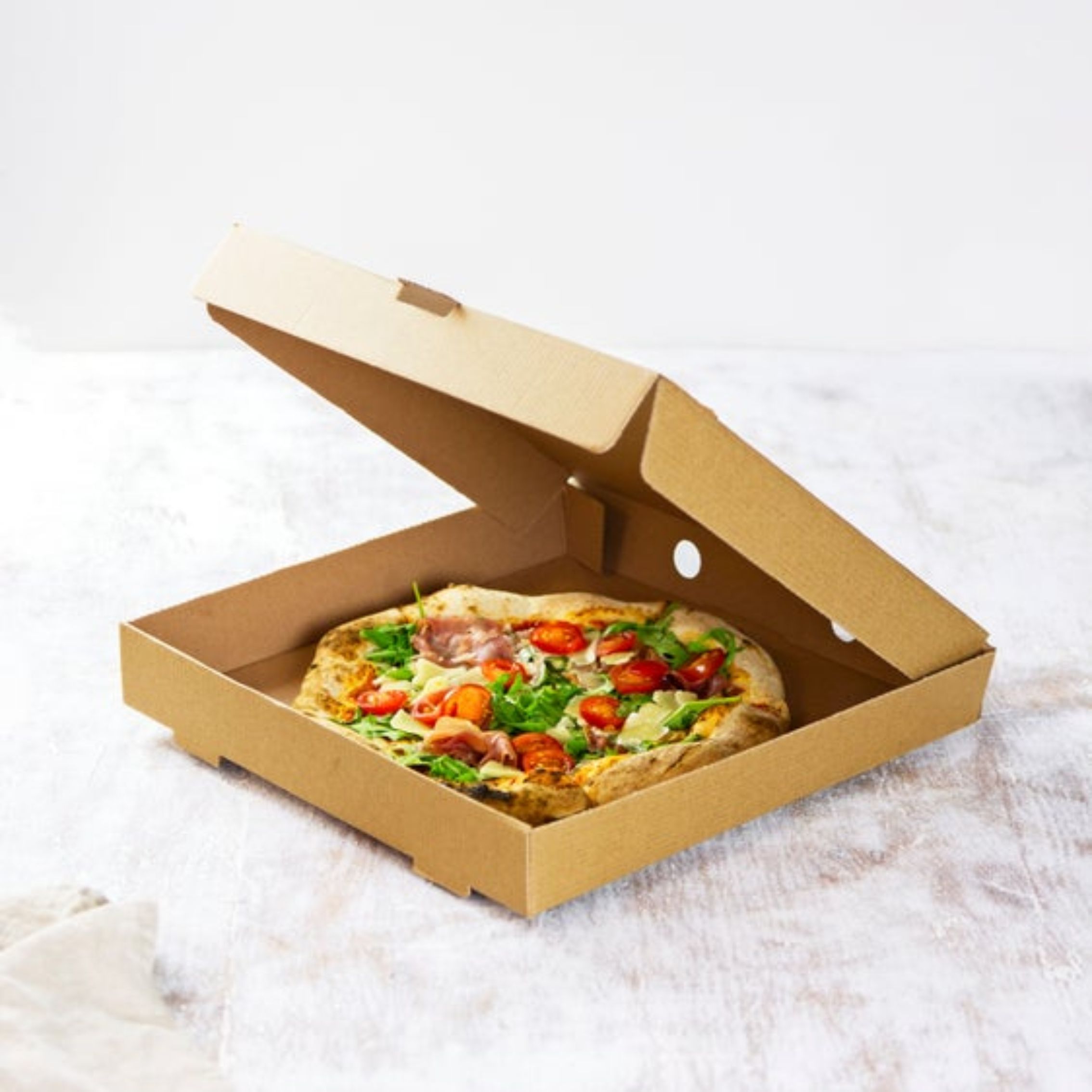 cajas carton biodegradable pizzas
